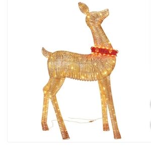 Holiday | Lighted Led Deer Family With Bell Collars Set Of 3 New | Poshmark